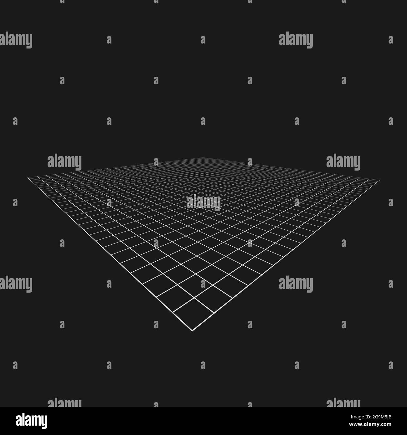 Retrofuturistic abstract perspective grid. Digital cyber retro design ...