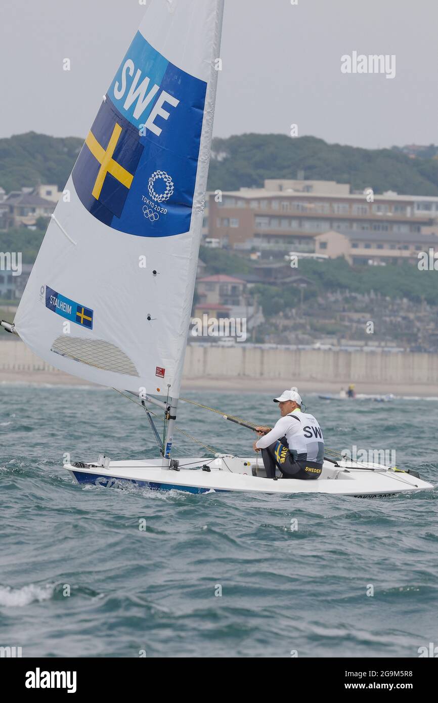 Kanagawa, Japan. 26th July, 2021. STALHEIM Jesper (SWE) Sailing : Men's ...