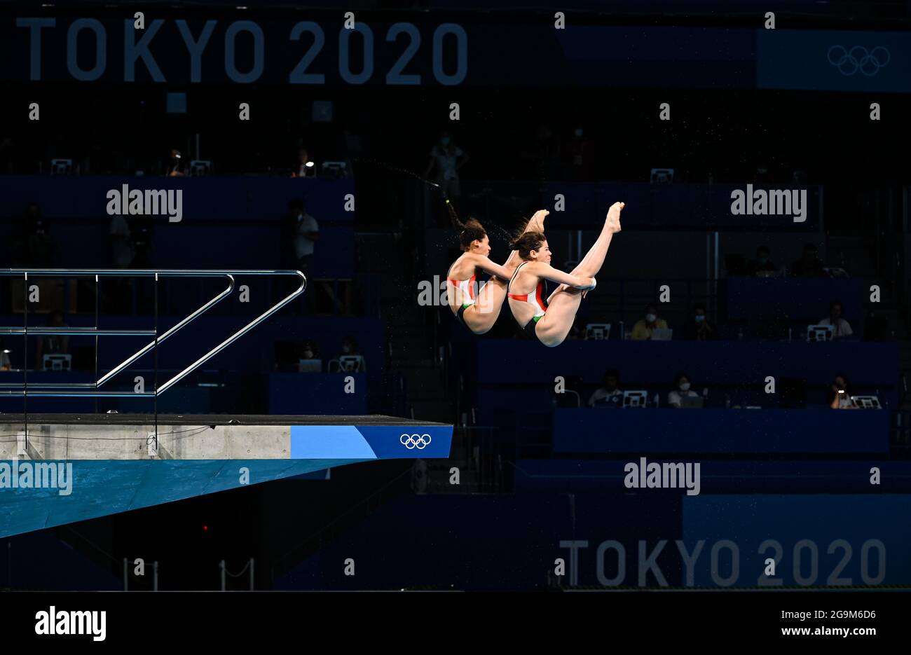 Tokyo, Japan. 27th July, 2021. Bronze medalists Gabriela Agundez Garcia ...