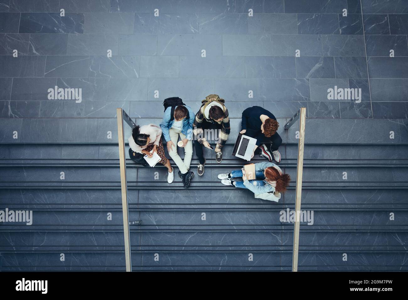 School stairs hi-res stock photography and images - Alamy
