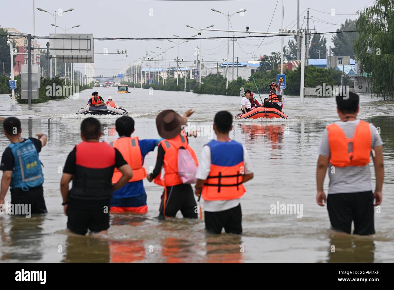 **CHINESE MAINLAND, HONG KONG, MACAU AND TAIWAN OUT**Rescue team stands ...