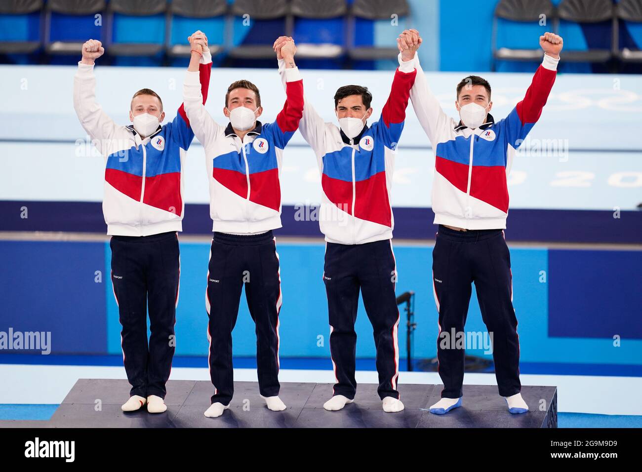 Tokyo, Japan. 26th July, 2021. ROC team group Gymnastics - Artistic ...