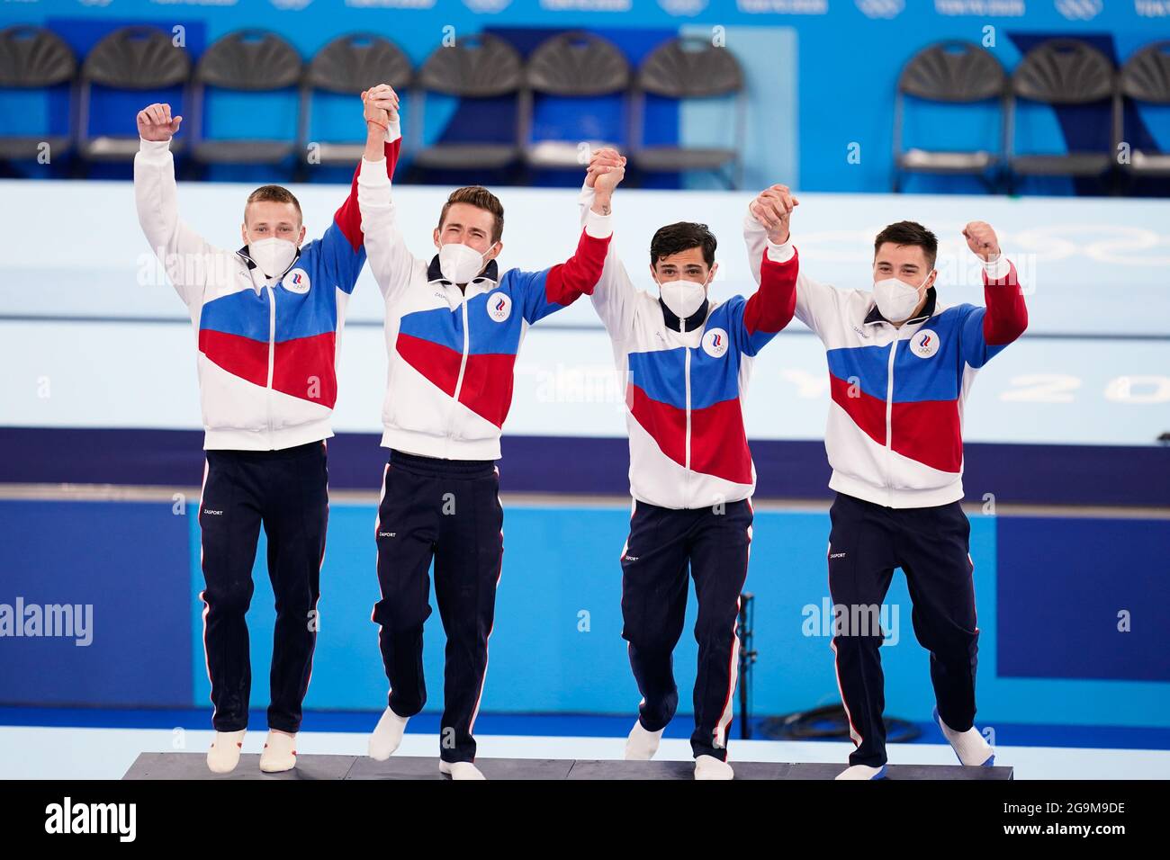 Tokyo, Japan. 26th July, 2021. ROC team group Gymnastics - Artistic ...