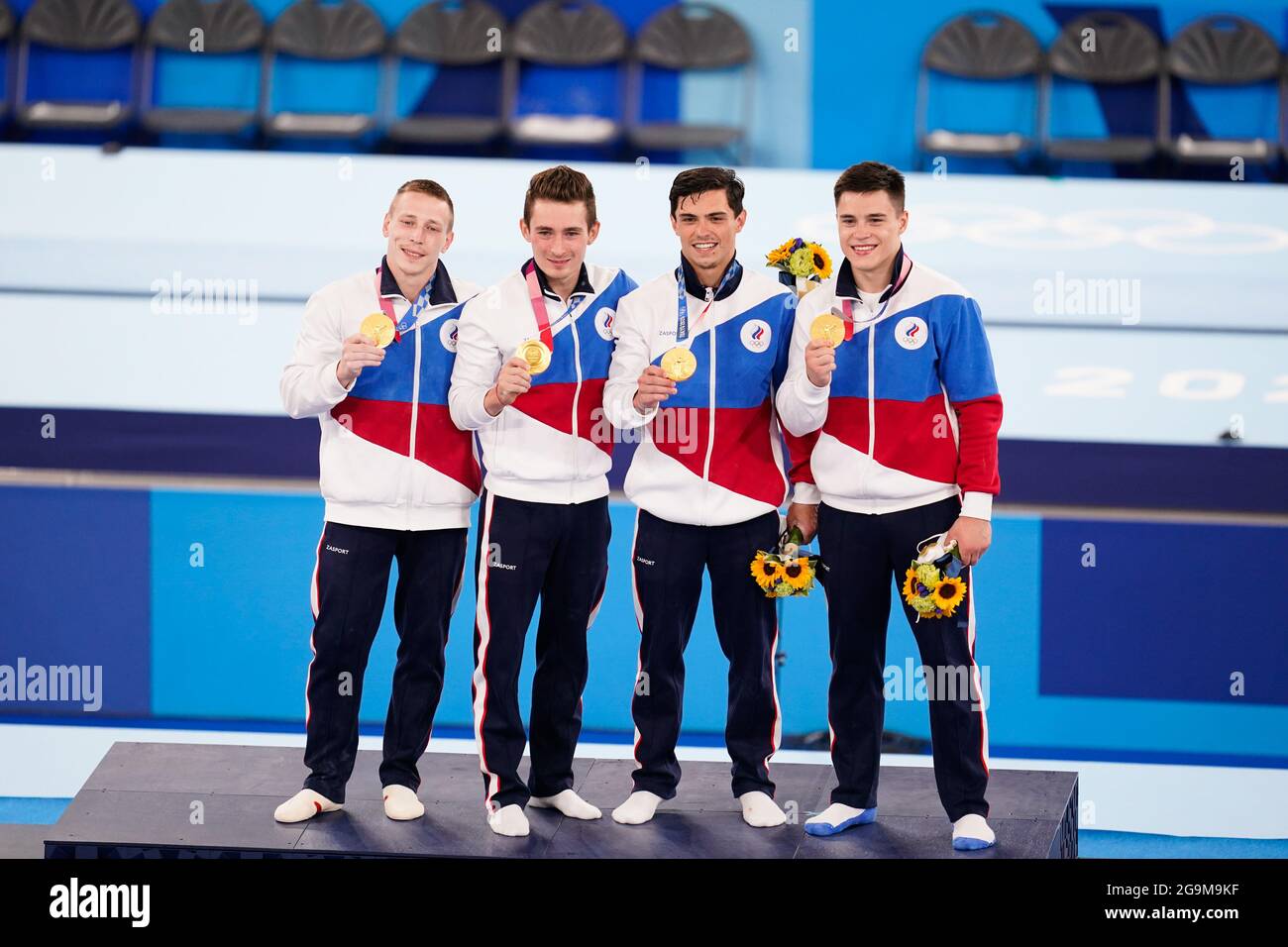 Tokyo, Japan. 26th July, 2021. ROC team group Gymnastics - Artistic ...