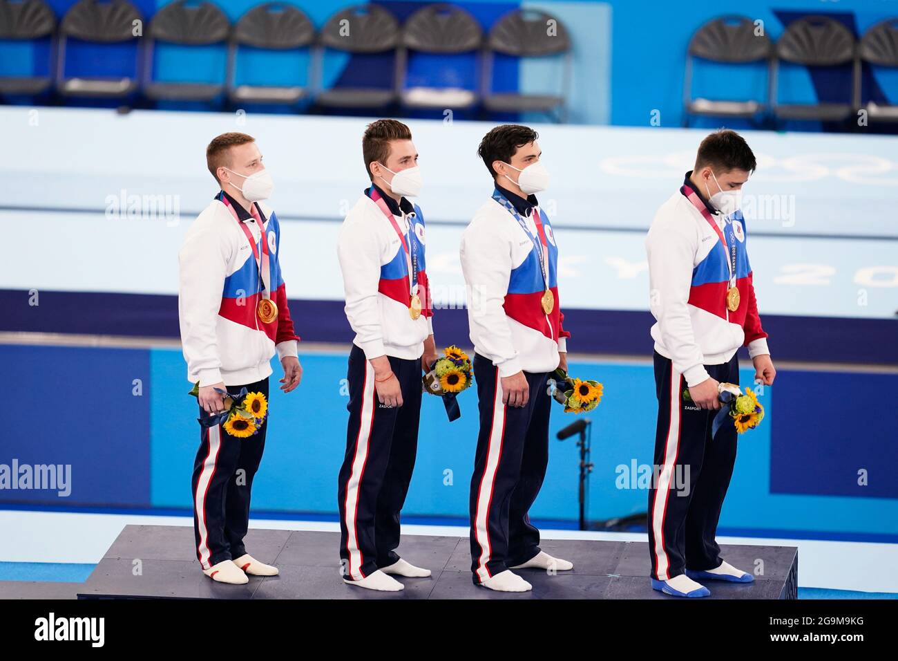 Tokyo, Japan. 26th July, 2021. ROC team group Gymnastics - Artistic ...