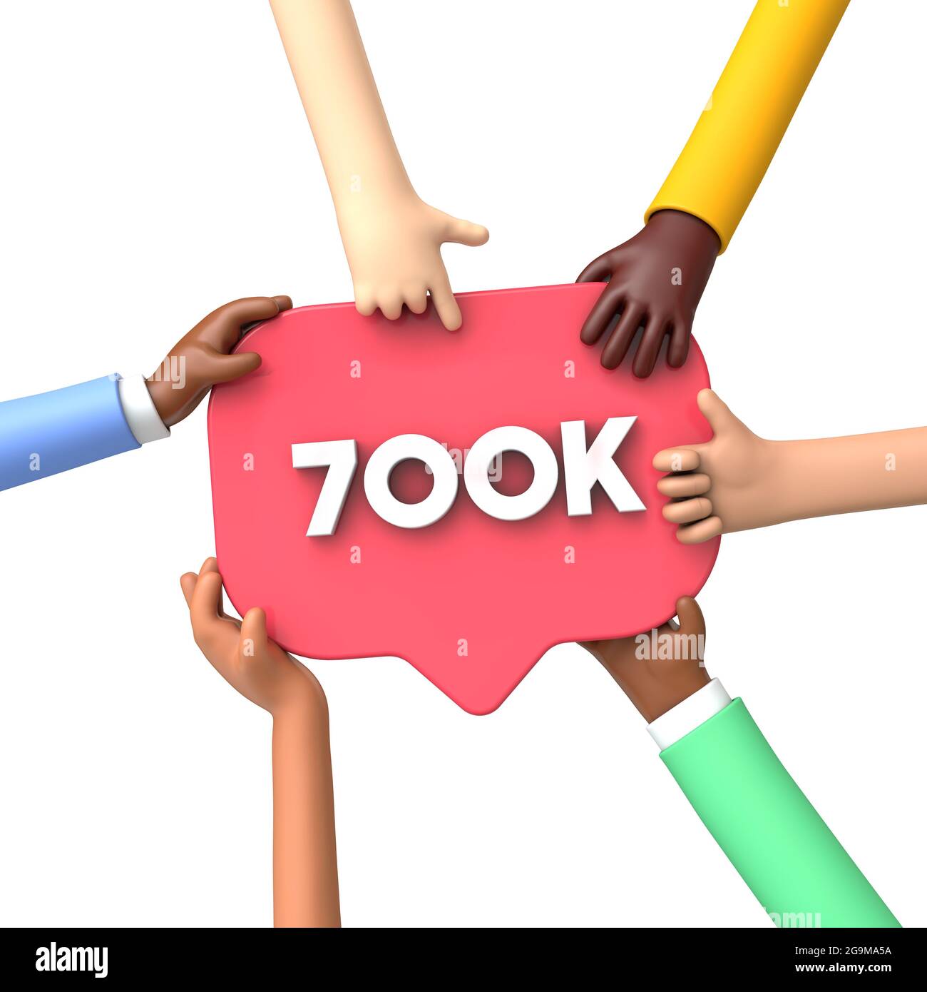 3d number 700 hi-res stock photography and images - Alamy