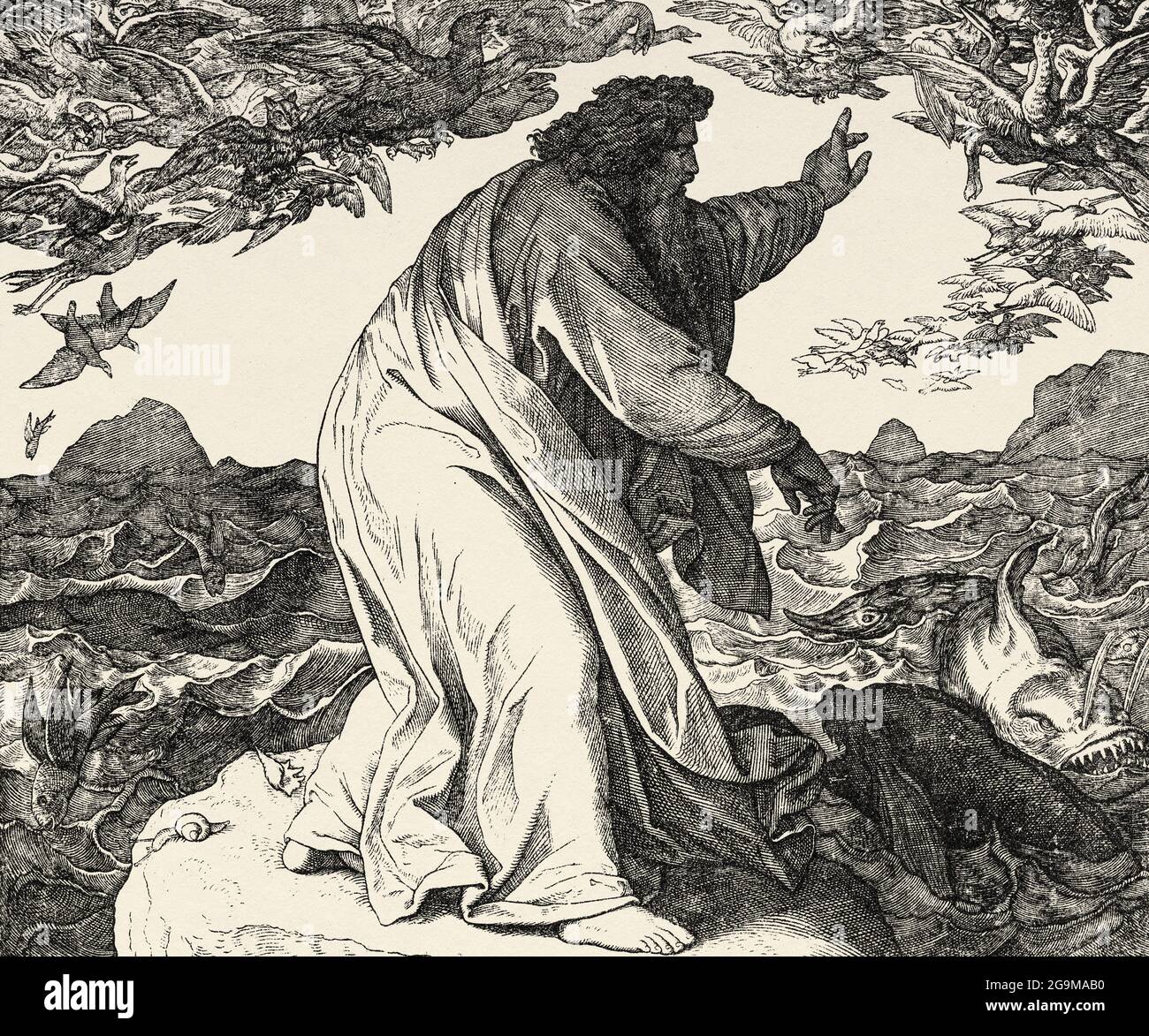 Genesis creation art hi-res stock photography and images - Alamy