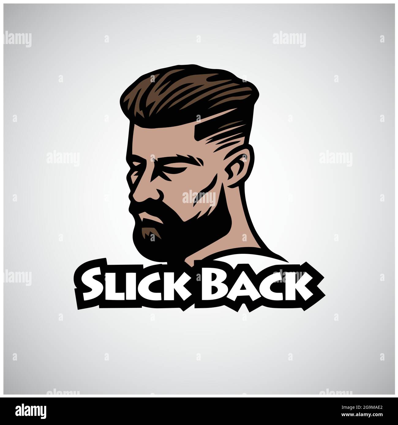 Barber Shop Vintage Cool Logo Design, Labels, Banner, Emblems. Vector ...