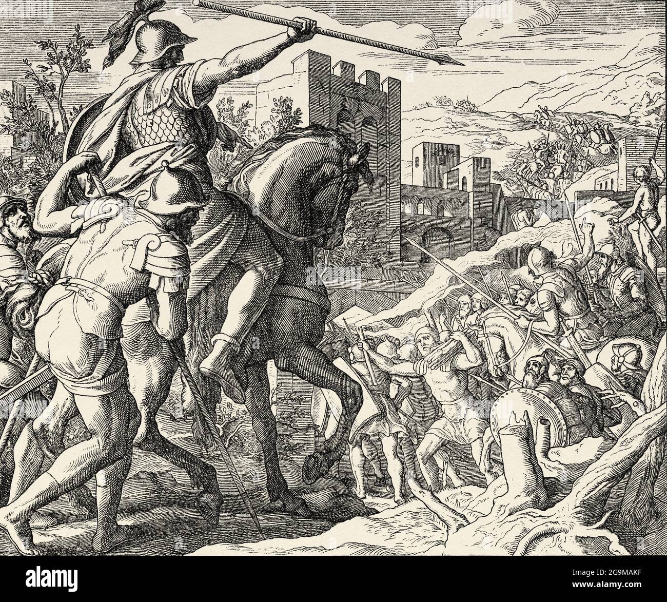 The ambushes by Josue entered and conquered the city of Hai. Joshua ...