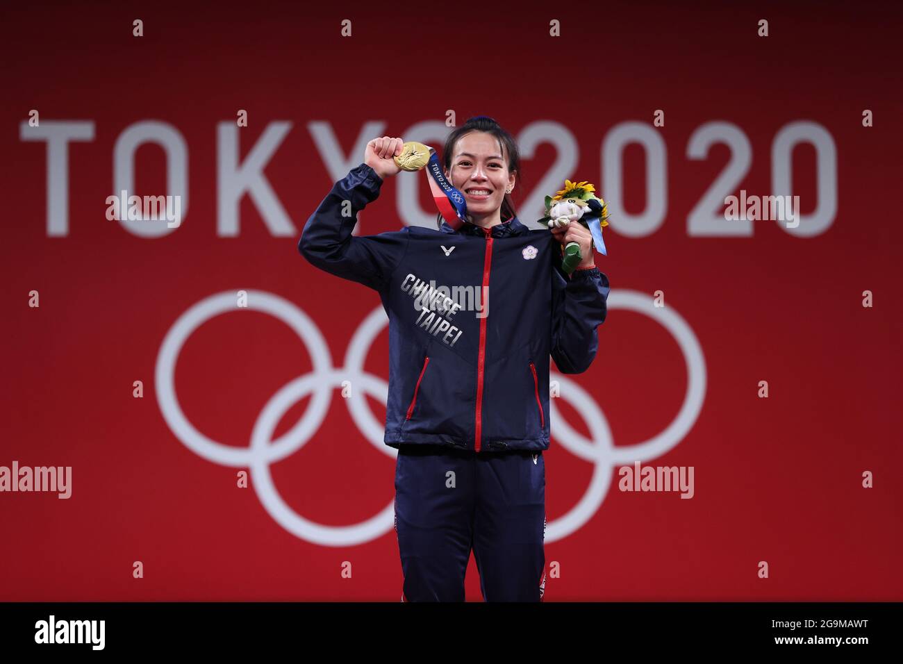 Tokyo, Japan. 27th July, 2021. Gold medalist Kuo Hsing-Chun of Chinese ...