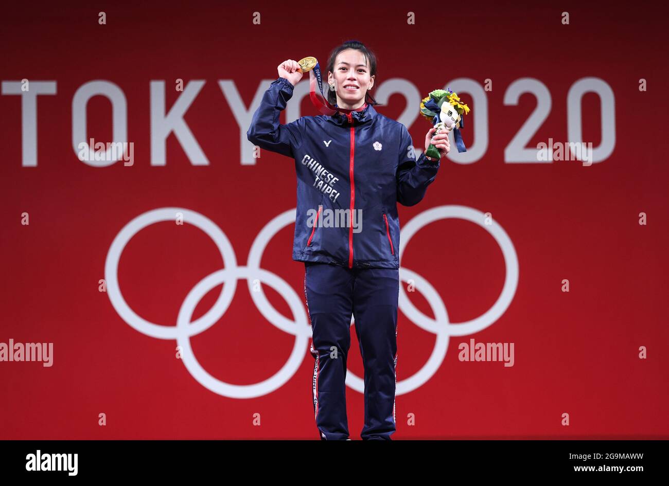 Tokyo, Japan. 27th July, 2021. Gold medalist Kuo Hsing-Chun of Chinese ...
