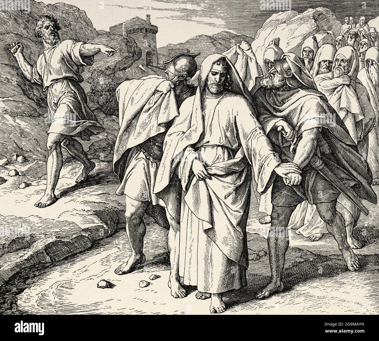 David is damned by Semei. Semei insulted David and the penitent king ...