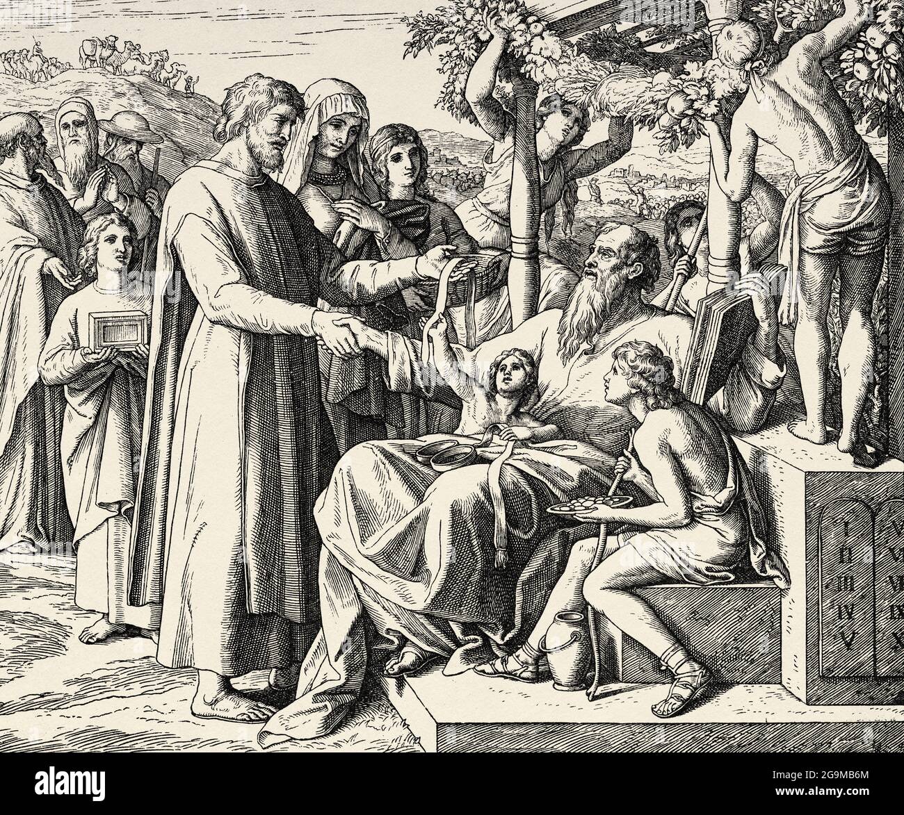 Job Prospers Again. God returned to Job folded riches and children were ...