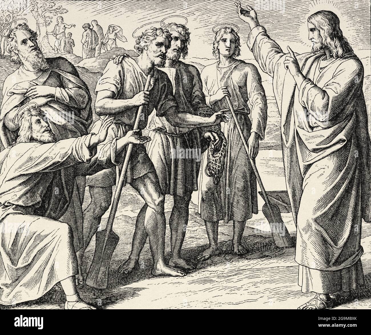 Christ calls disciples hi-res stock photography and images - Alamy