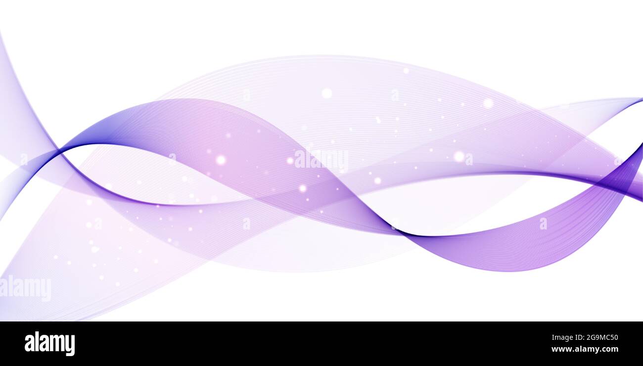Abstract wave backround. Stylized purple motion wavy illustration ...