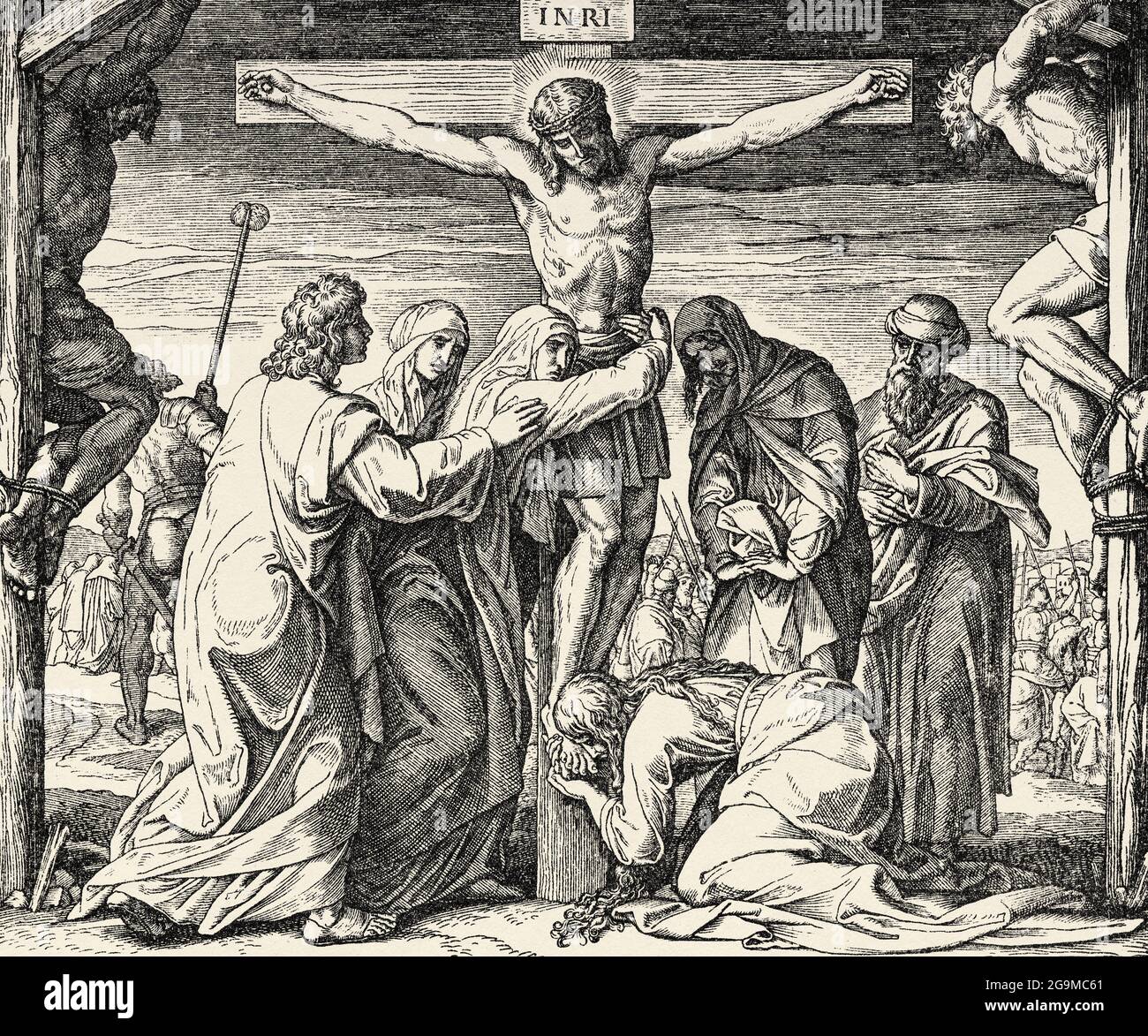 Jesus Dying On The Cross Painting