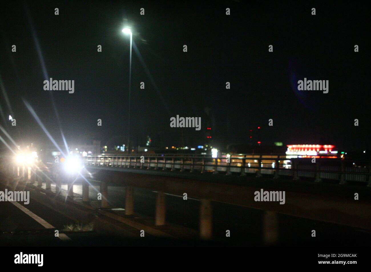 Night Drive - Japan Stock Photo - Alamy