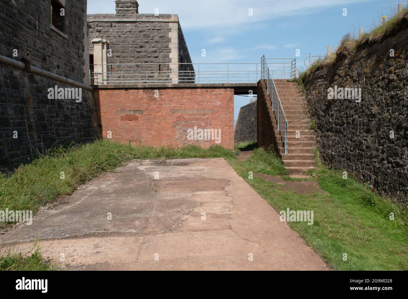 Brean Down Fort, Somerset, UK Stock Photo - Alamy