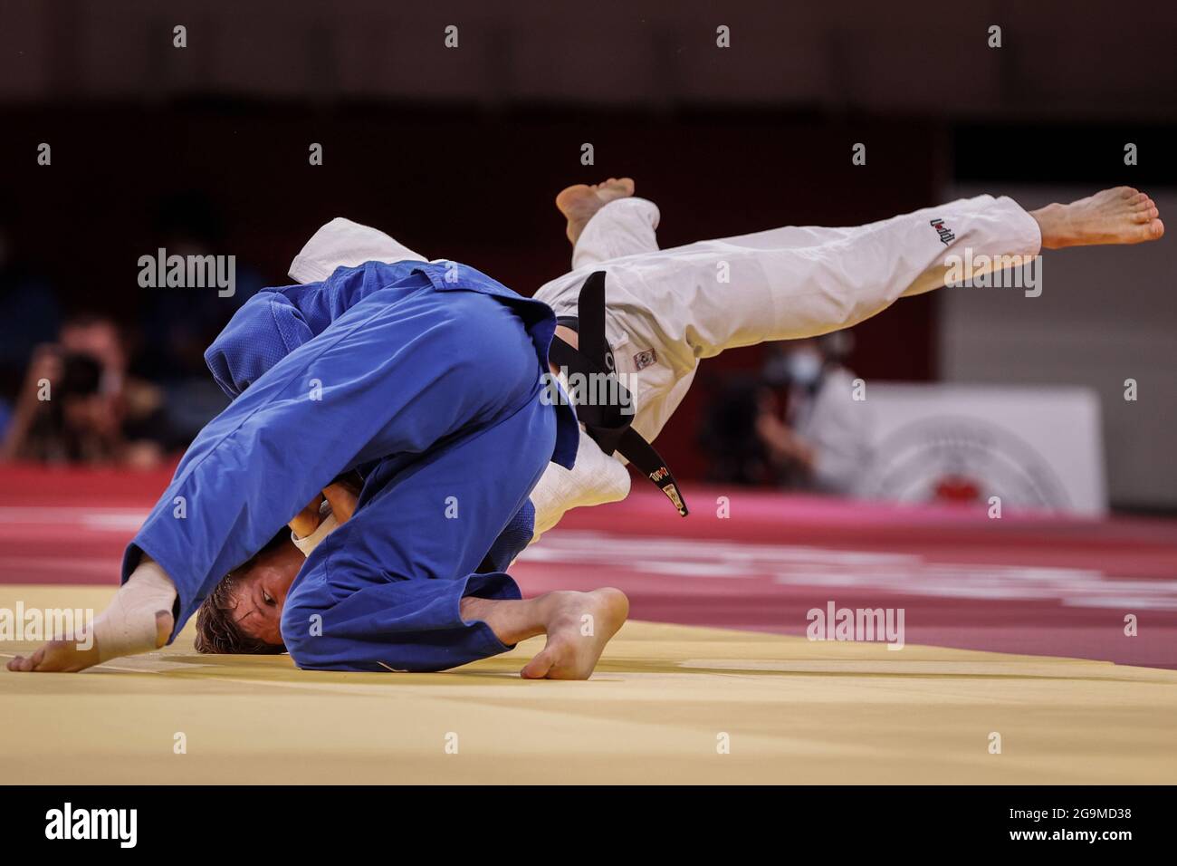 Tokio, Japan. 27th July, 2021. Judo: Olympia, - 81 kg, men, semi-final ...