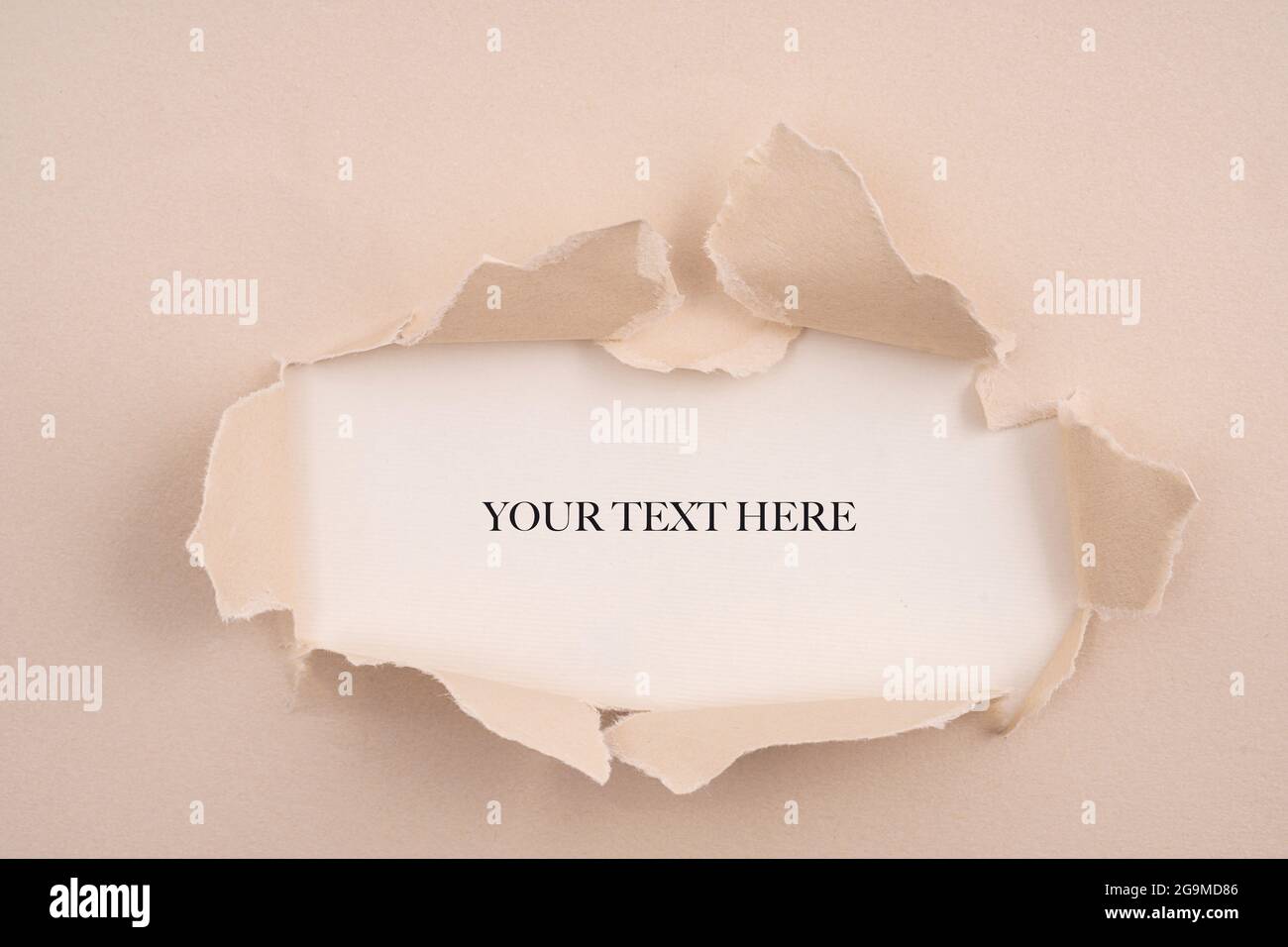 Torn paper page with writing hi-res stock photography and images - Alamy