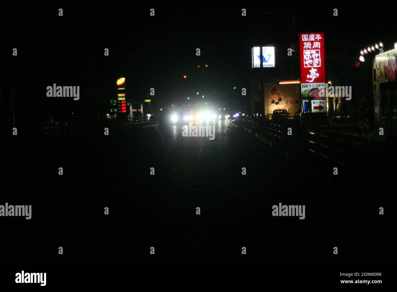 Night Drive - Japan Stock Photo - Alamy