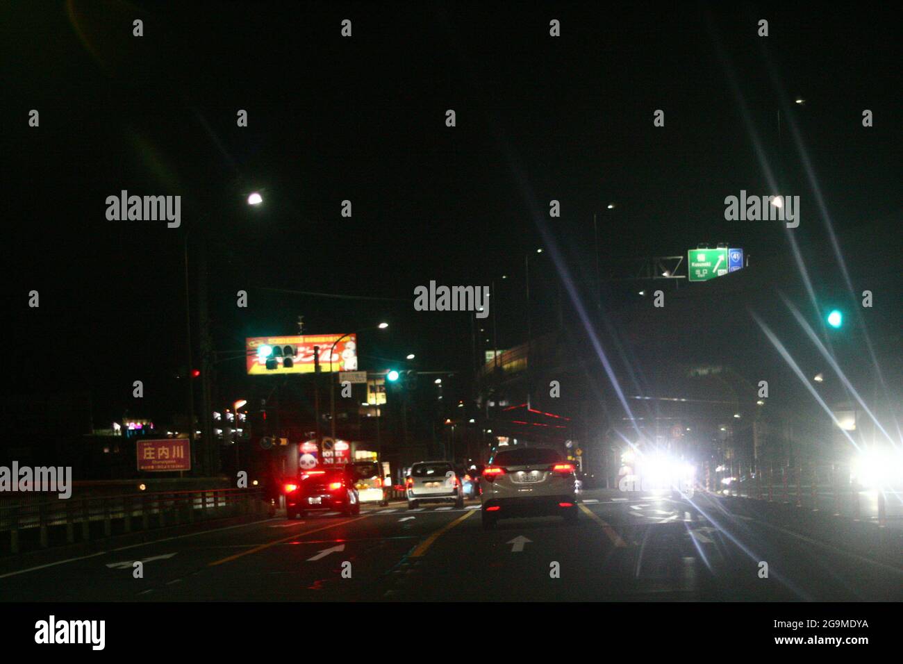 Night Drive - Japan Stock Photo - Alamy