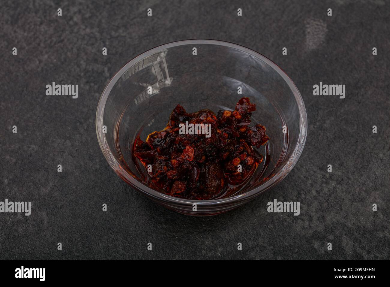 Vietnamese Fried chili pepper sauce with oil Stock Photo - Alamy