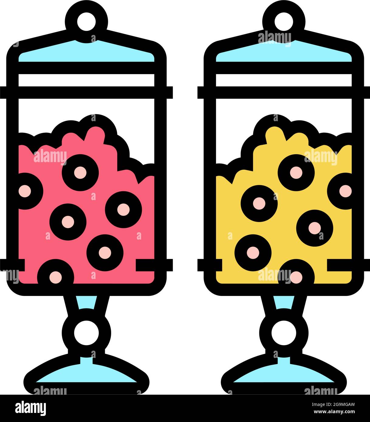 candy selling equipment color icon vector illustration Stock Vector ...