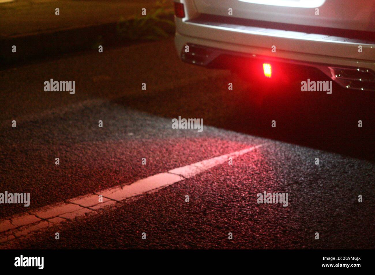 Car brake lights night hi-res stock photography and images - Alamy