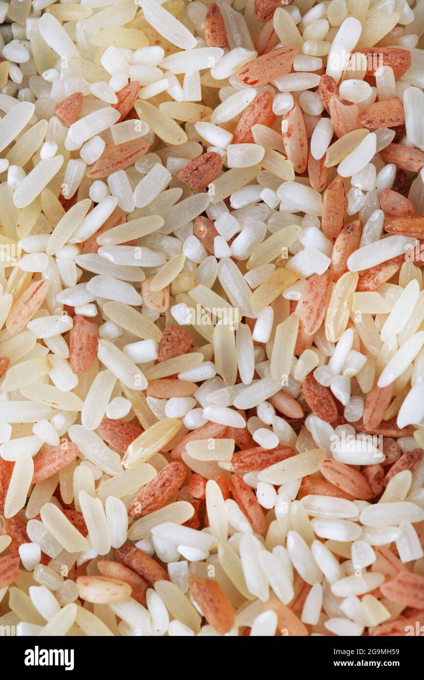 Rice grains close up Stock Photo - Alamy