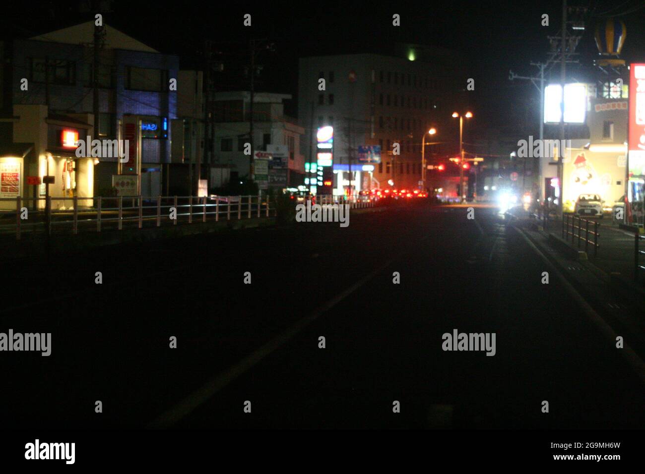 Night Drive - Japan Stock Photo - Alamy