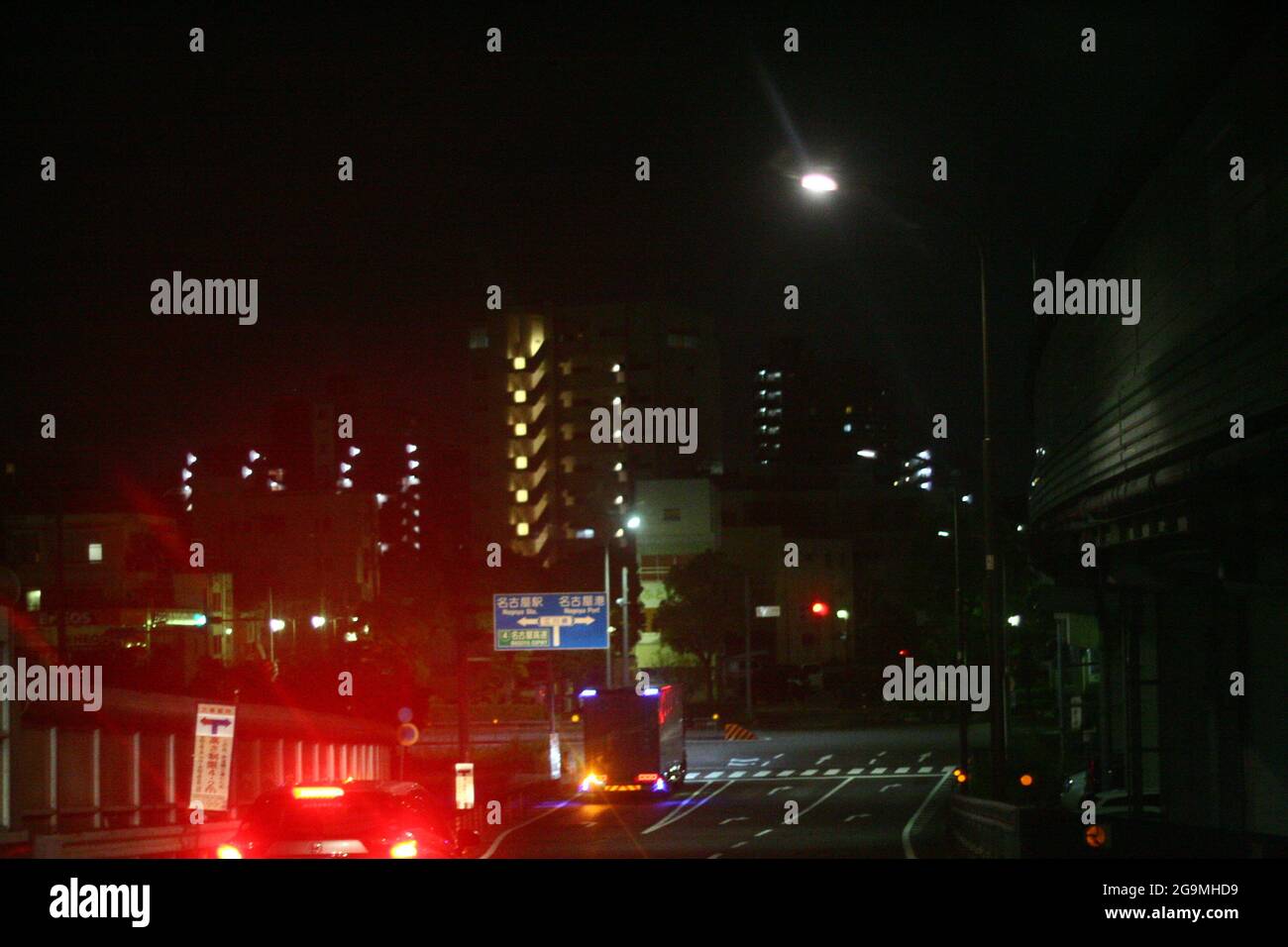 Night Drive - Japan Stock Photo - Alamy
