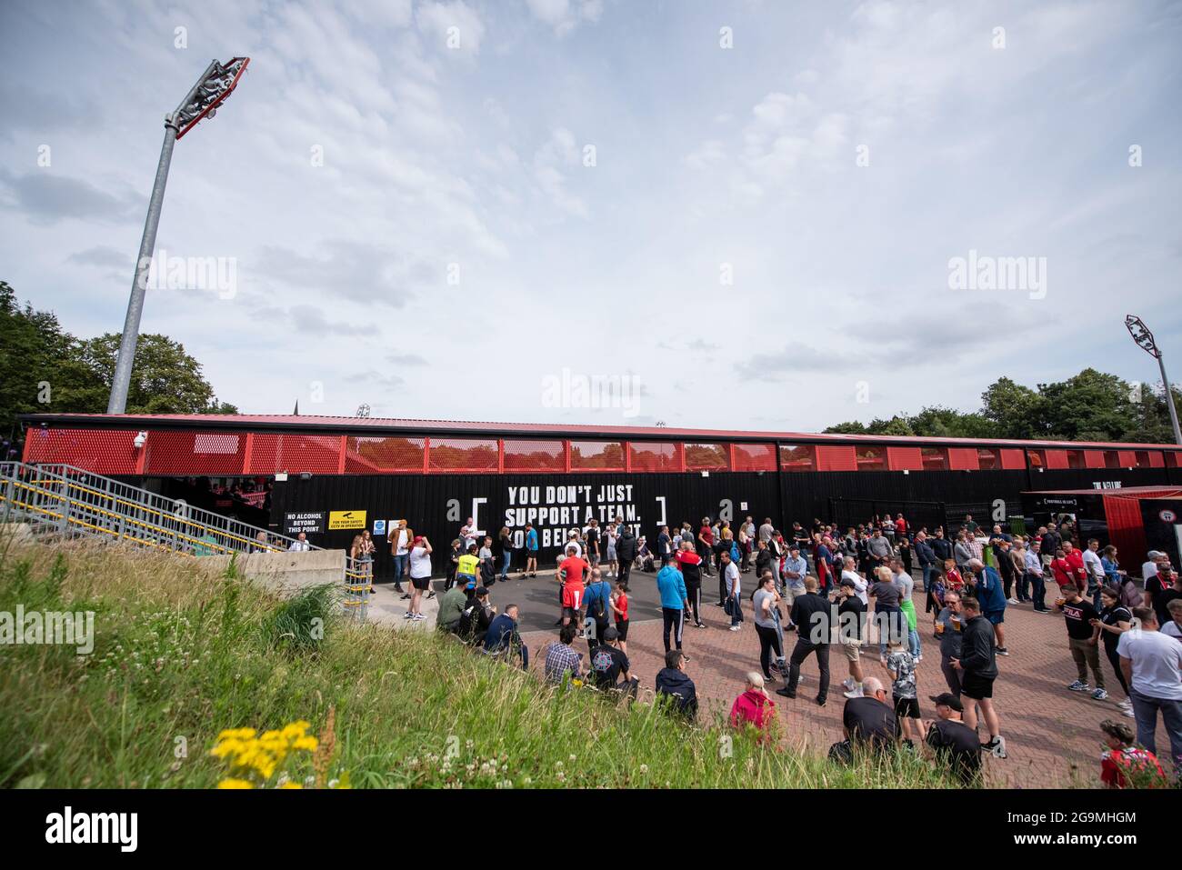 Salford City FC. The Peninsula Stadium, Moor Lane, Salford Stock Photo ...