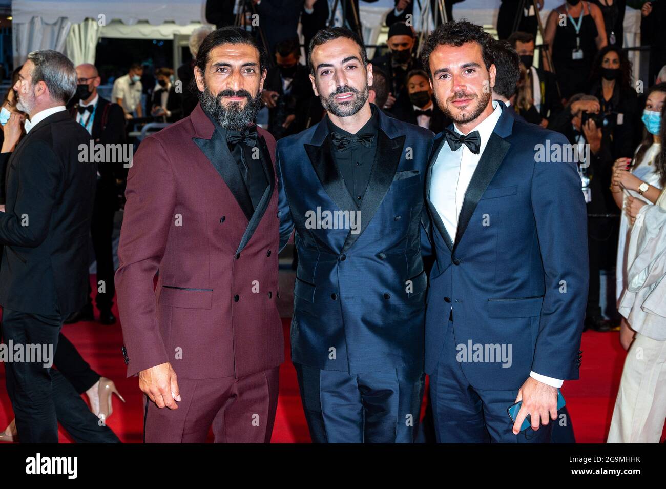 L-R : Turkish-German Actor Numan Acar poses with Saudi producer ...