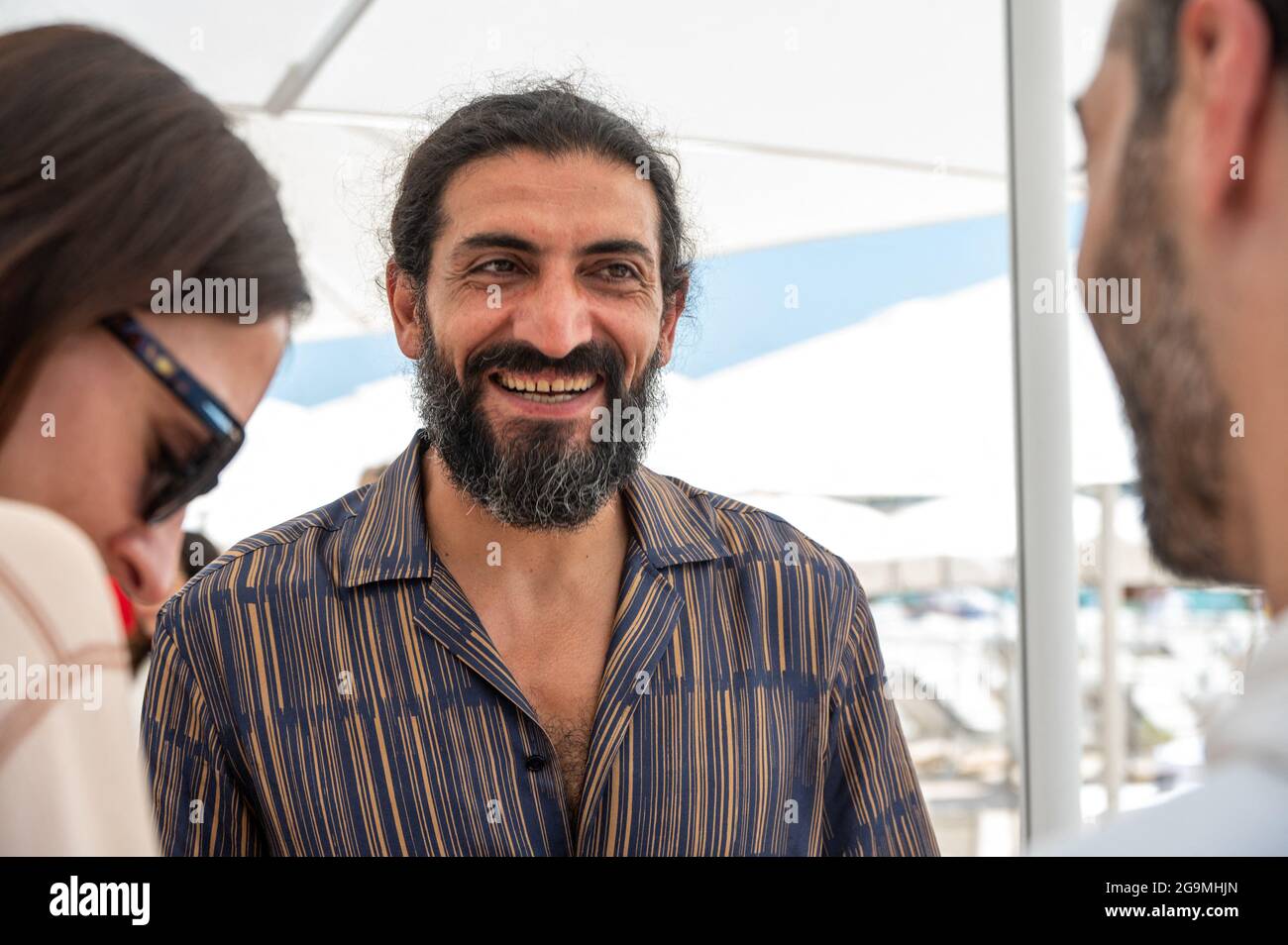 Turkish-German Actor Numan Acar seen during 74th Cannes Film Festival ...