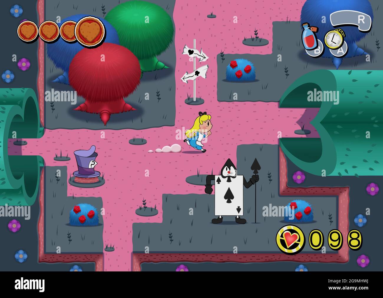 Alice in wonderland video game Stock Photo - Alamy