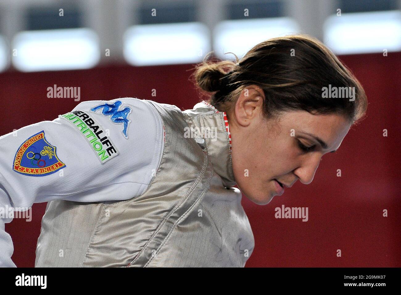 Arianna Errigo Italian fencer, athlete of the yellow flames and of the ...