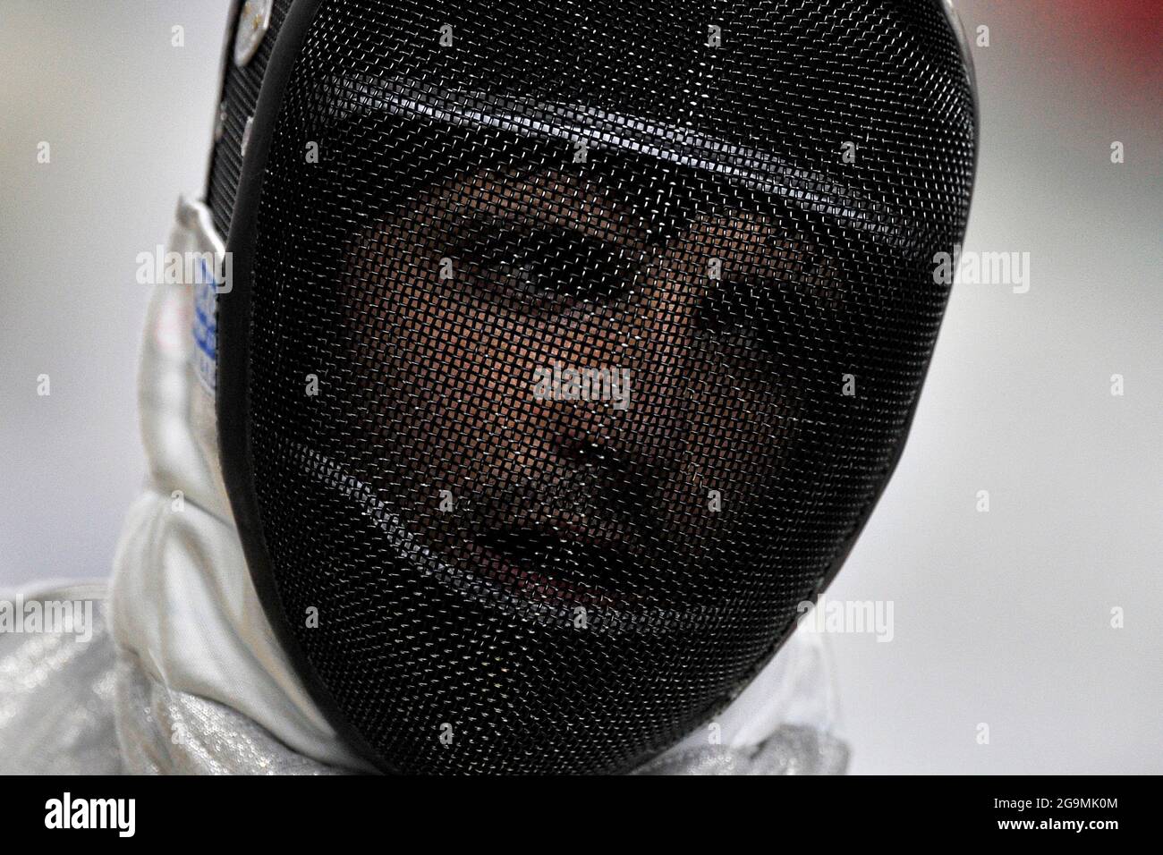 Andrea Cassarà Italian fencer, during the 2021 Italian fencing ...