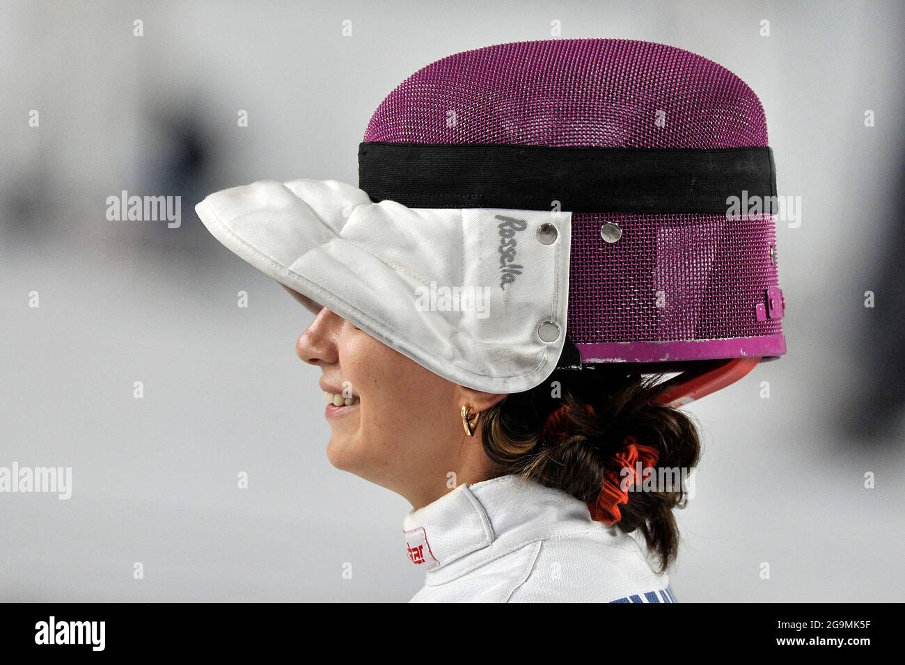 Rossella Fiamingo Italian fencer, during the 2021 Italian fencing ...
