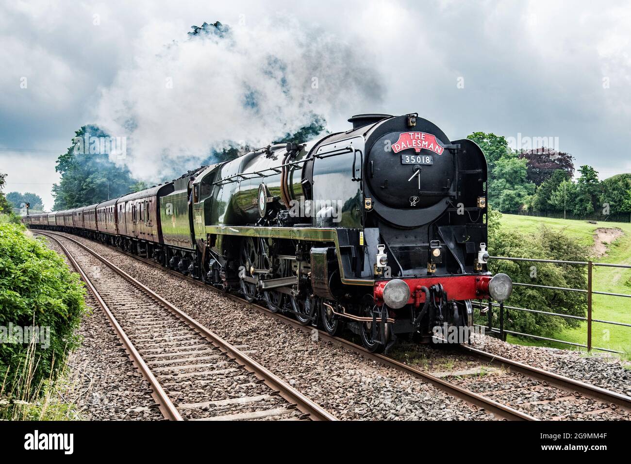 British india line on the settle carlisle railway 27 7 21 hi-res stock ...
