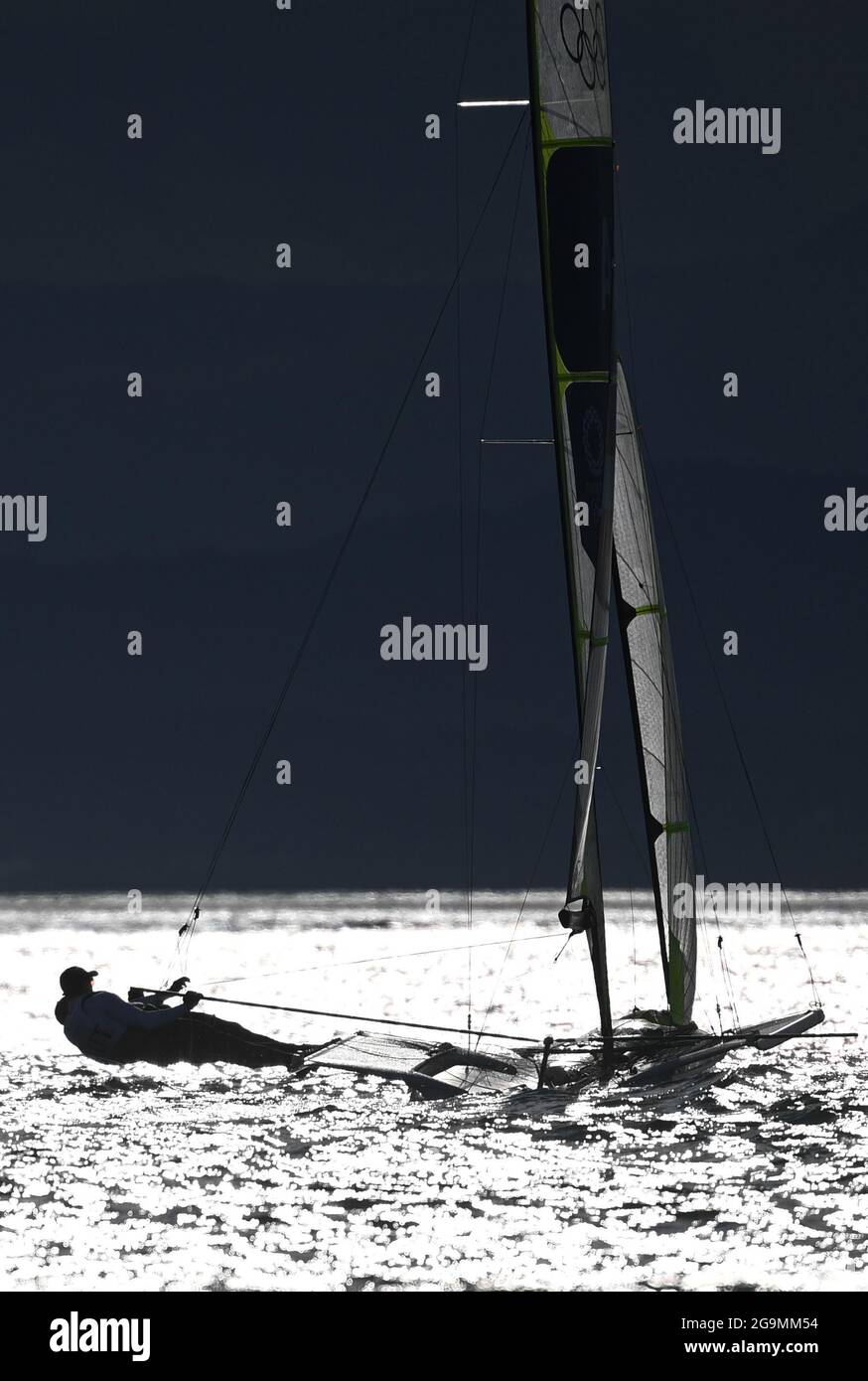 Kanagawa, Japan. 27th July, 2021. Benjamin Bildstein/David Hussl of ...