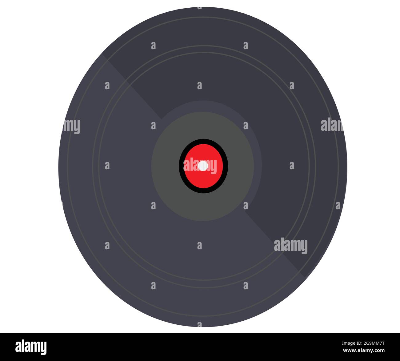 Music disk Dj Vector Music, gramophone disk isolated on white ...