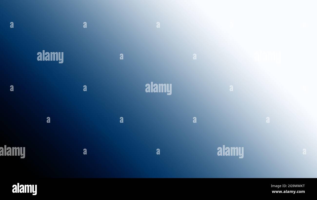 Abstract background, dark blue gradient to white, upper corner and ...