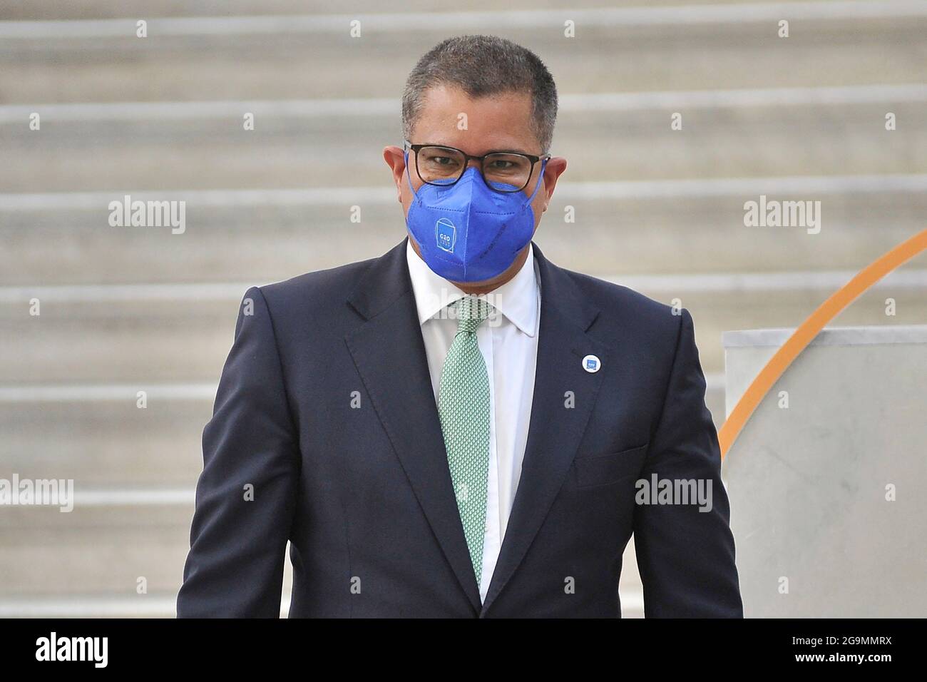 Alok Sharma Member of the UK Parliament, held in Naples July 22-23 ...