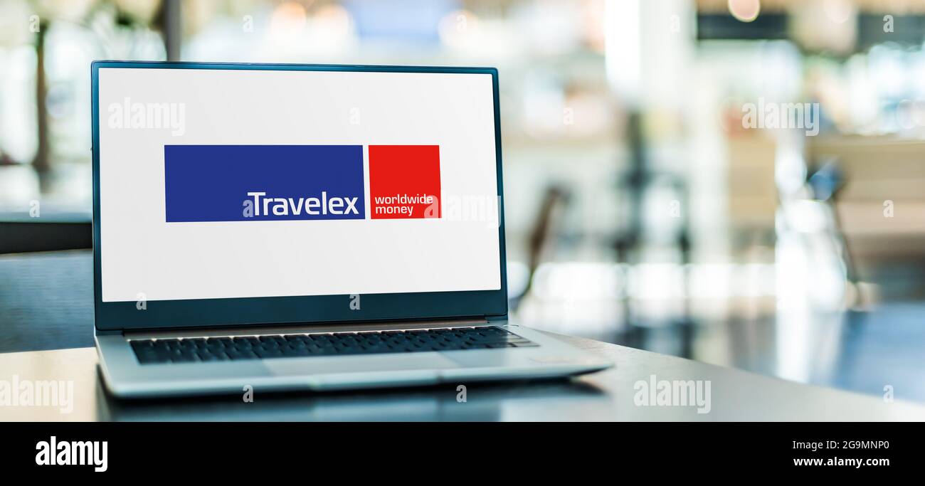 Travelex money logo hi-res stock photography and images - Alamy