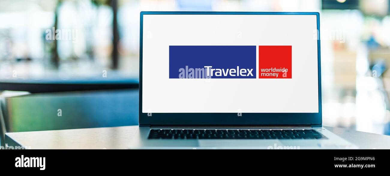 Travelex money logo hi-res stock photography and images - Alamy