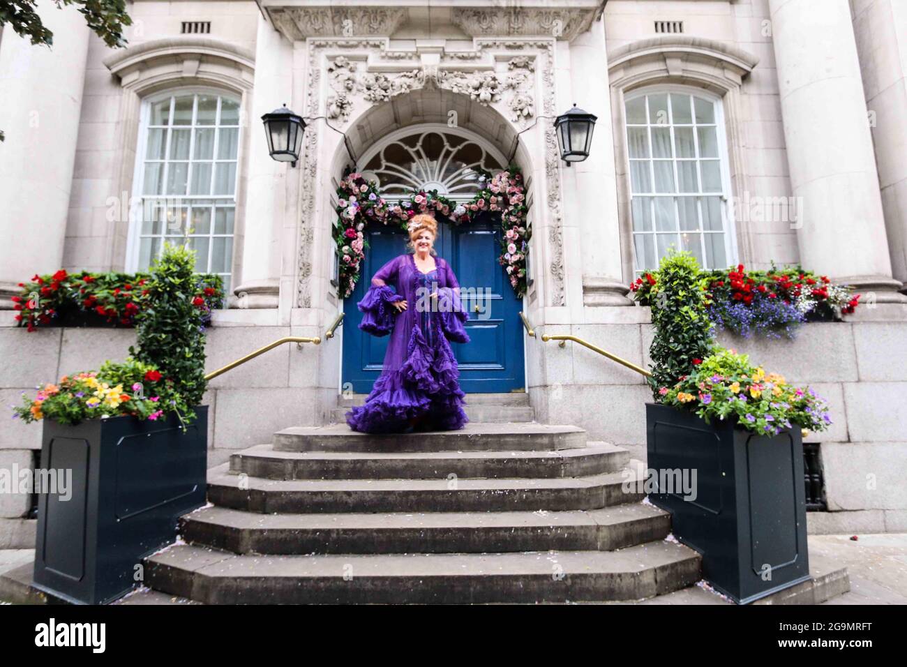 London UK 27 July 2021 Eve Ferret British actress, comedian, and singer ...