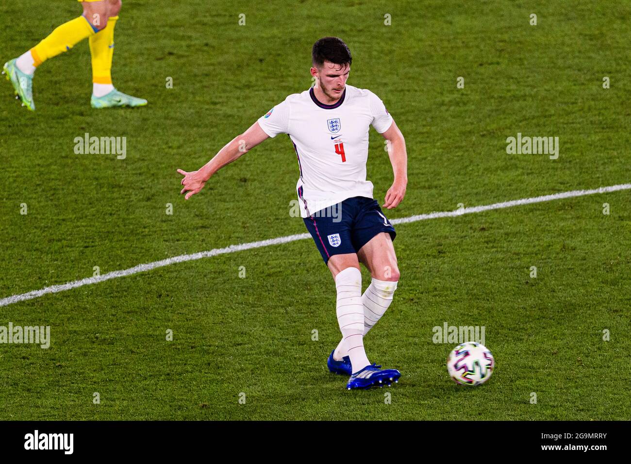 Rome, Italy - 03 July: Declan Rice of England in action during the UEFA ...