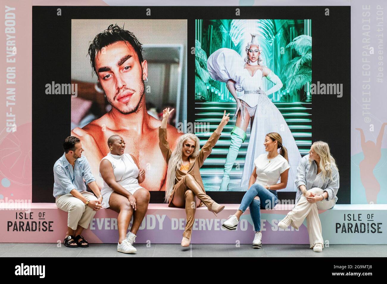 EDITORIAL USE ONLY Jules von Hep, Founder Isle of Paradise, curvy influencer, Nyome Nicholas ...