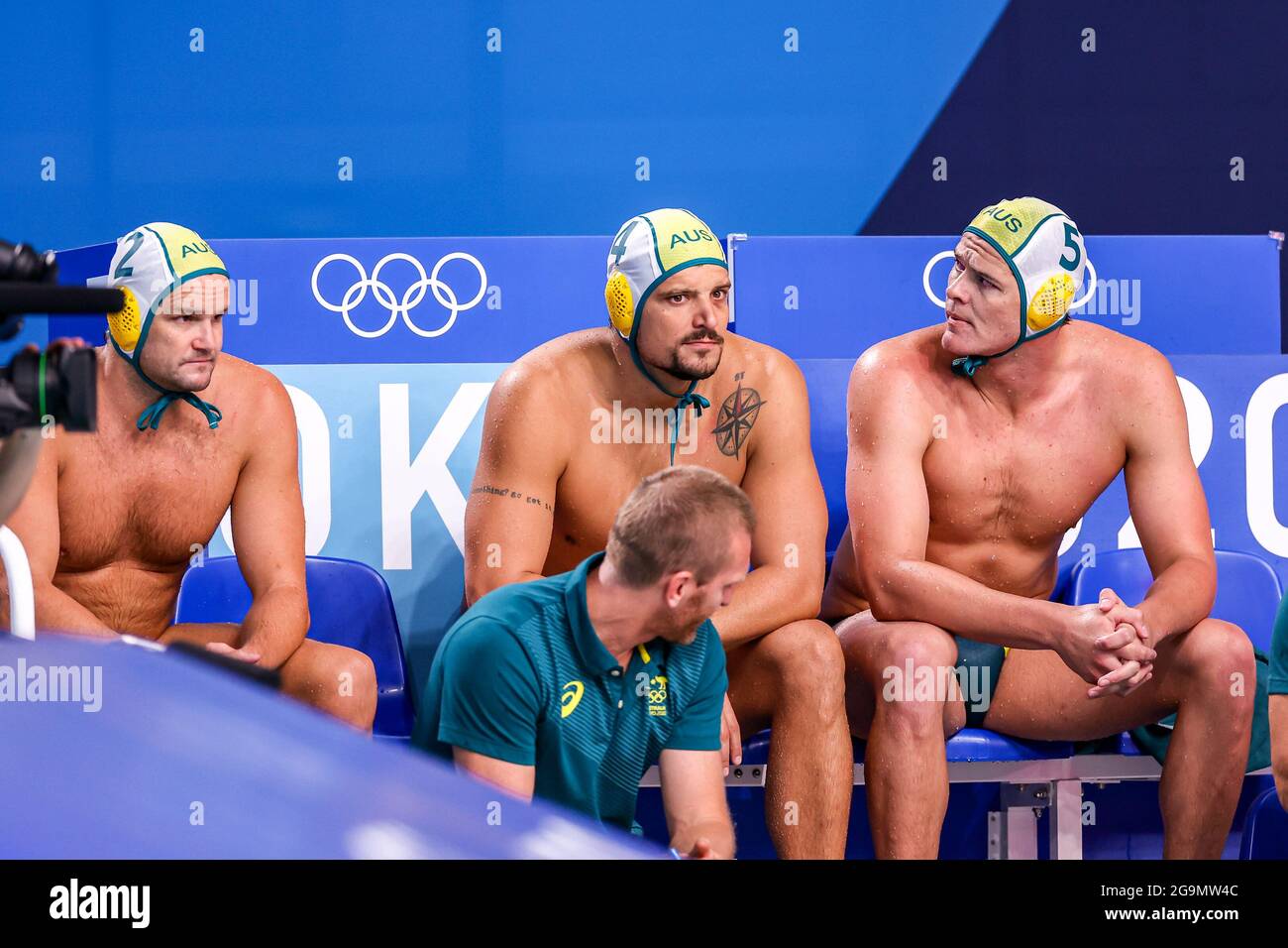 TOKYO, JAPAN - JULY 27: Richie Campbell of Australia, Goran Tomasevic ...